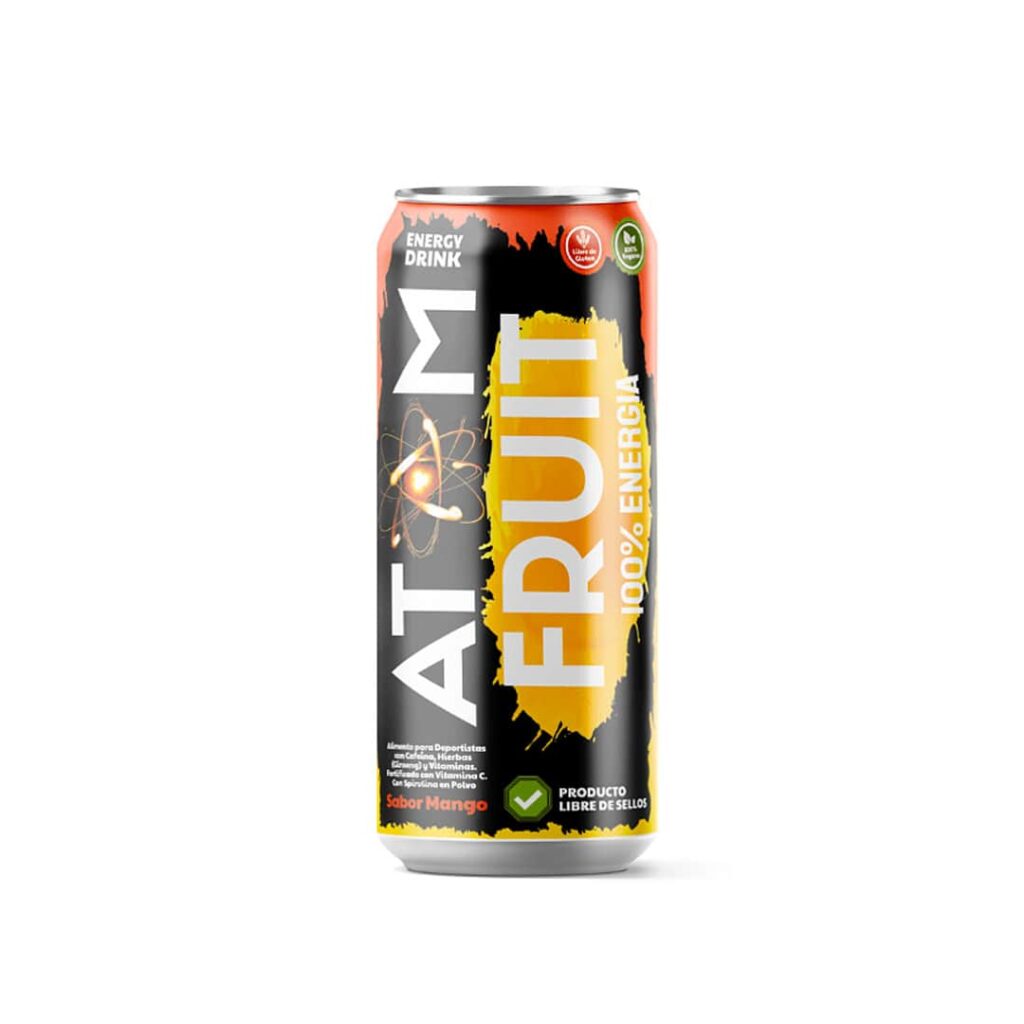 BEBIDA ENERGETICA SABOR MANGO ATOM FRUIT 250ML X 24 UNID - Bhumi ...